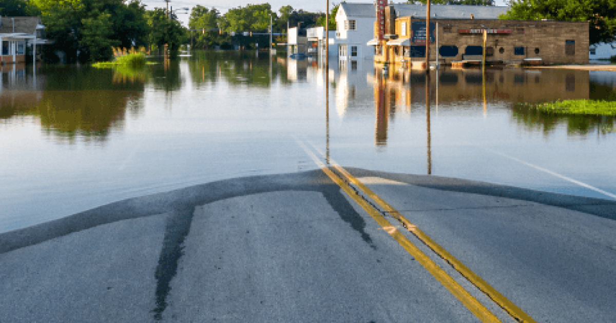 riverine flood example